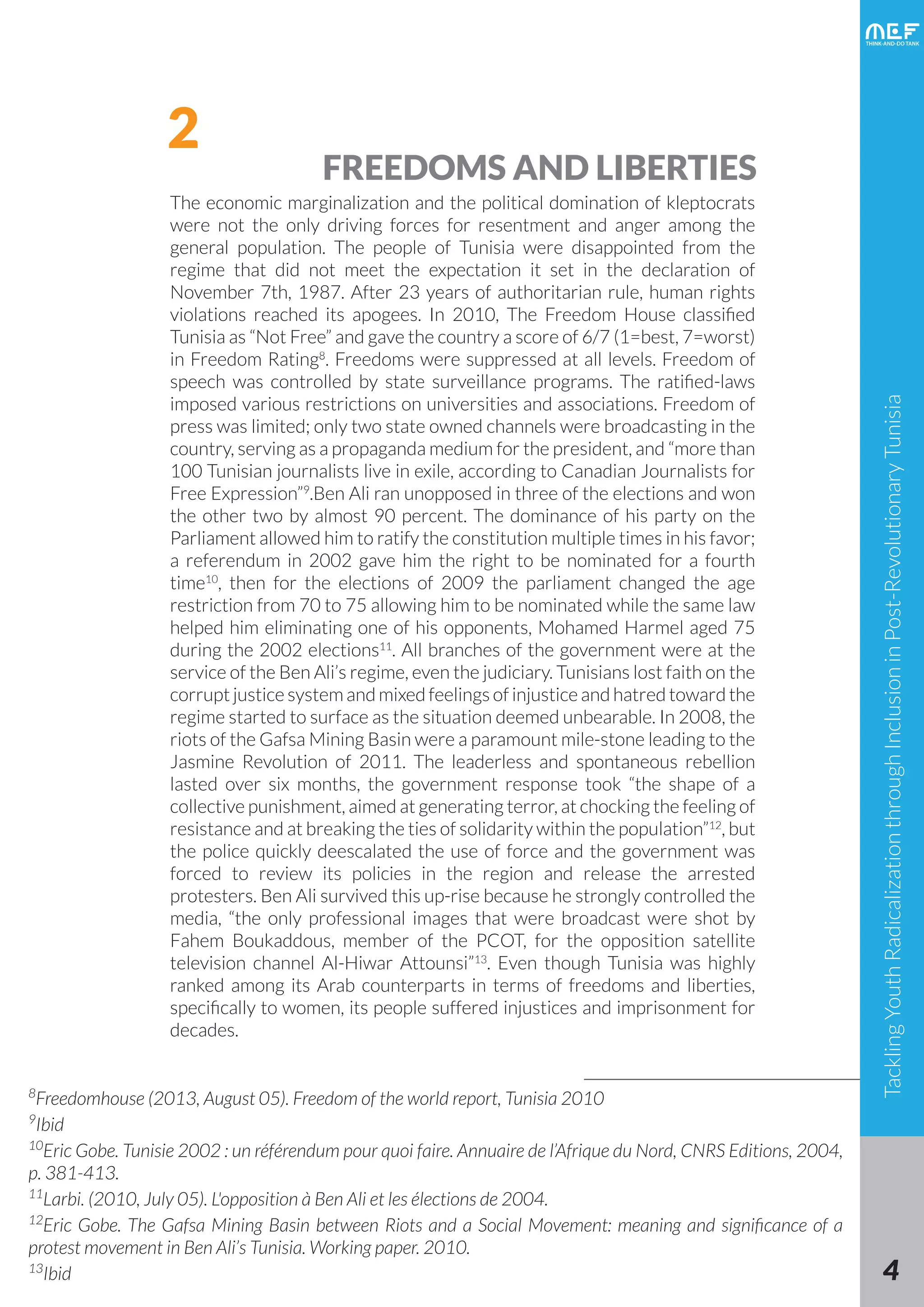 Background Note - Tackling Youth Radicalization through Inclusion in ...