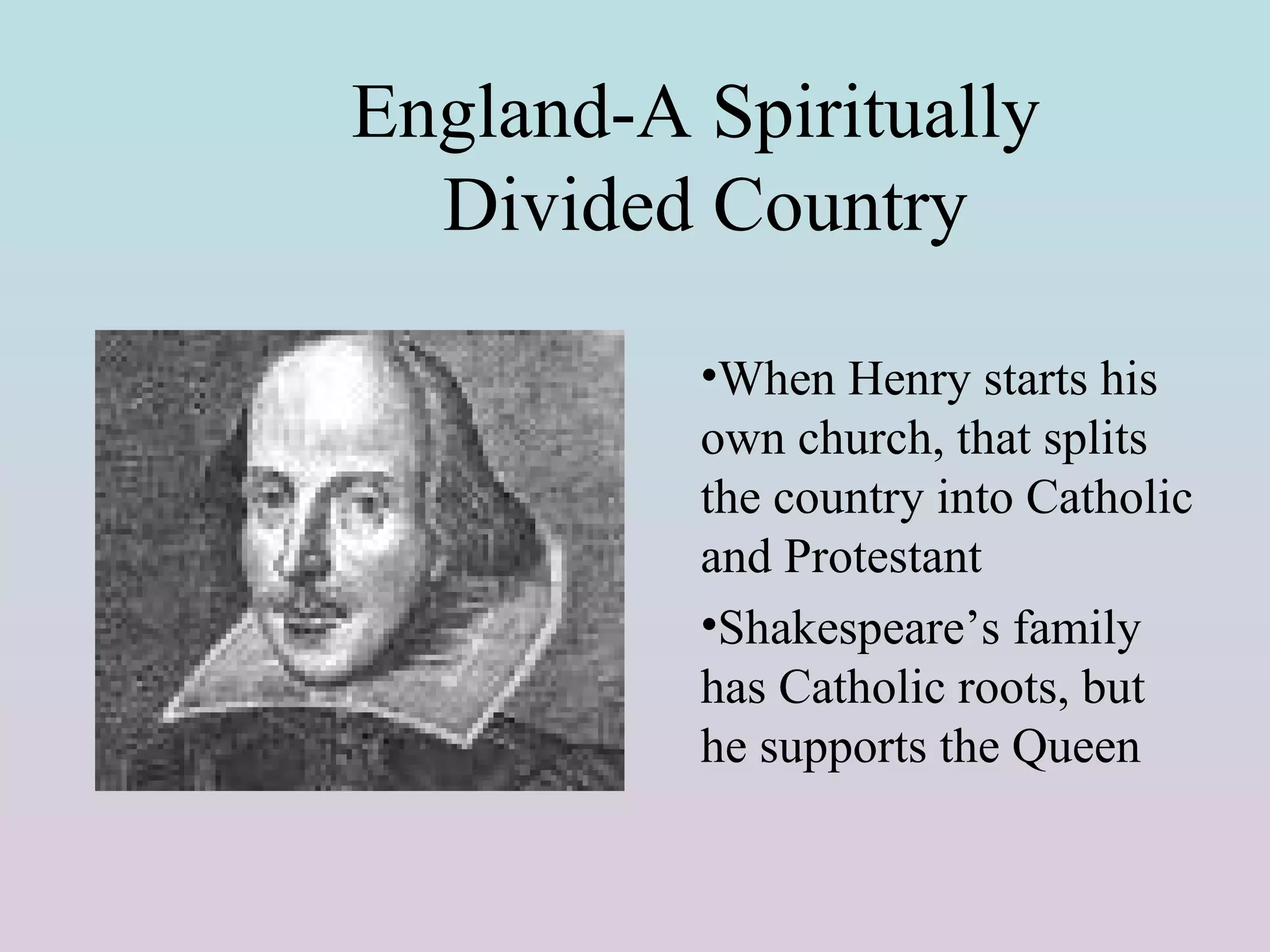 Shakespeare Background Notes | PPT