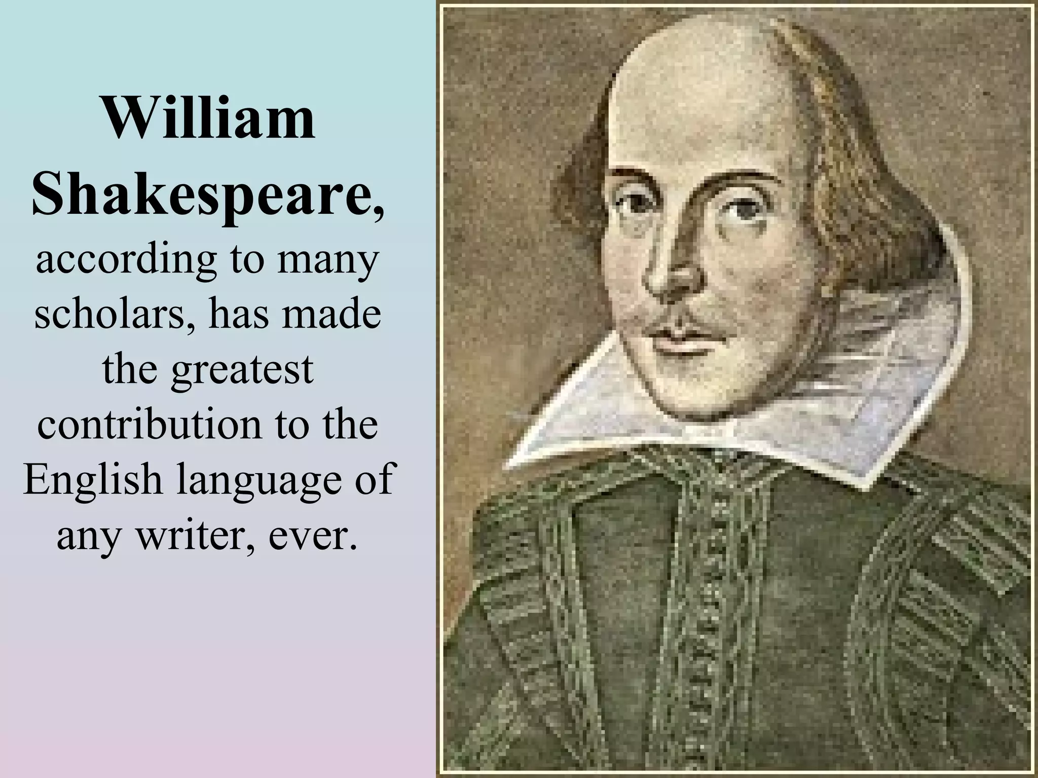 Shakespeare Background Notes | PPT
