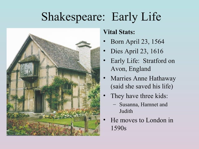Shakespeare Background Notes | PPT | Theater Venues | Attractions