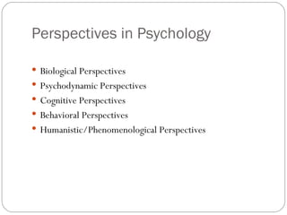 Background of psychology | PPT