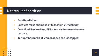 Background of the partition of 1947 By Musaddik | PPTX