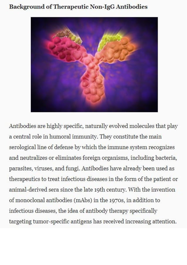 Background of Therapeutic Non-IgG Antibodies.pdf