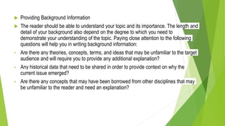 background of the study guide on creating.pptx | Medical Health