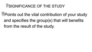 BACKGROUND OF THE STUDY.pptx for Practical Research 2 | PPTX