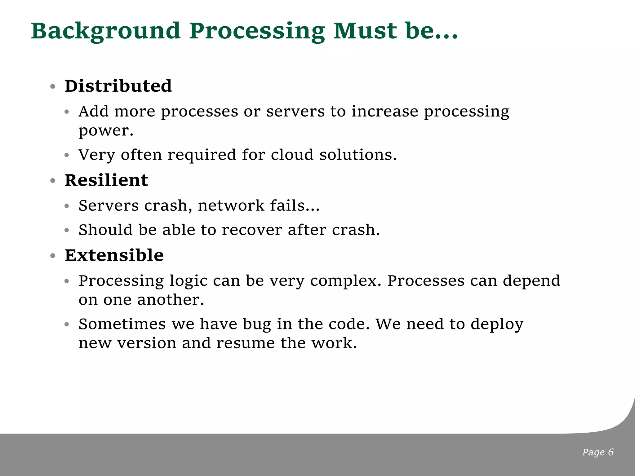 Background processing with hangfire | PPTX