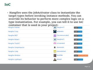 Background processing with hangfire | PPTX