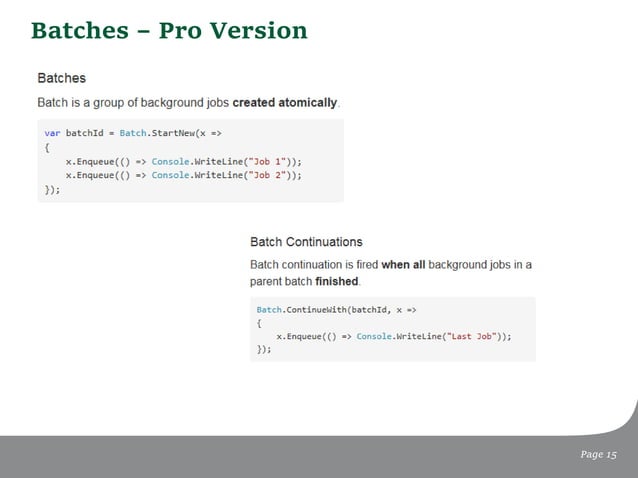 Background processing with hangfire | PPTX