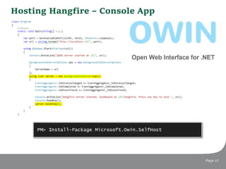 Background processing with hangfire | PPTX