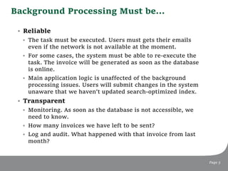 Background processing with hangfire | PPTX