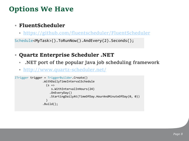 Background processing with hangfire | PPTX
