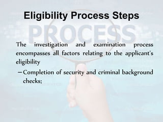 Background process of us citizenship application | PPTX