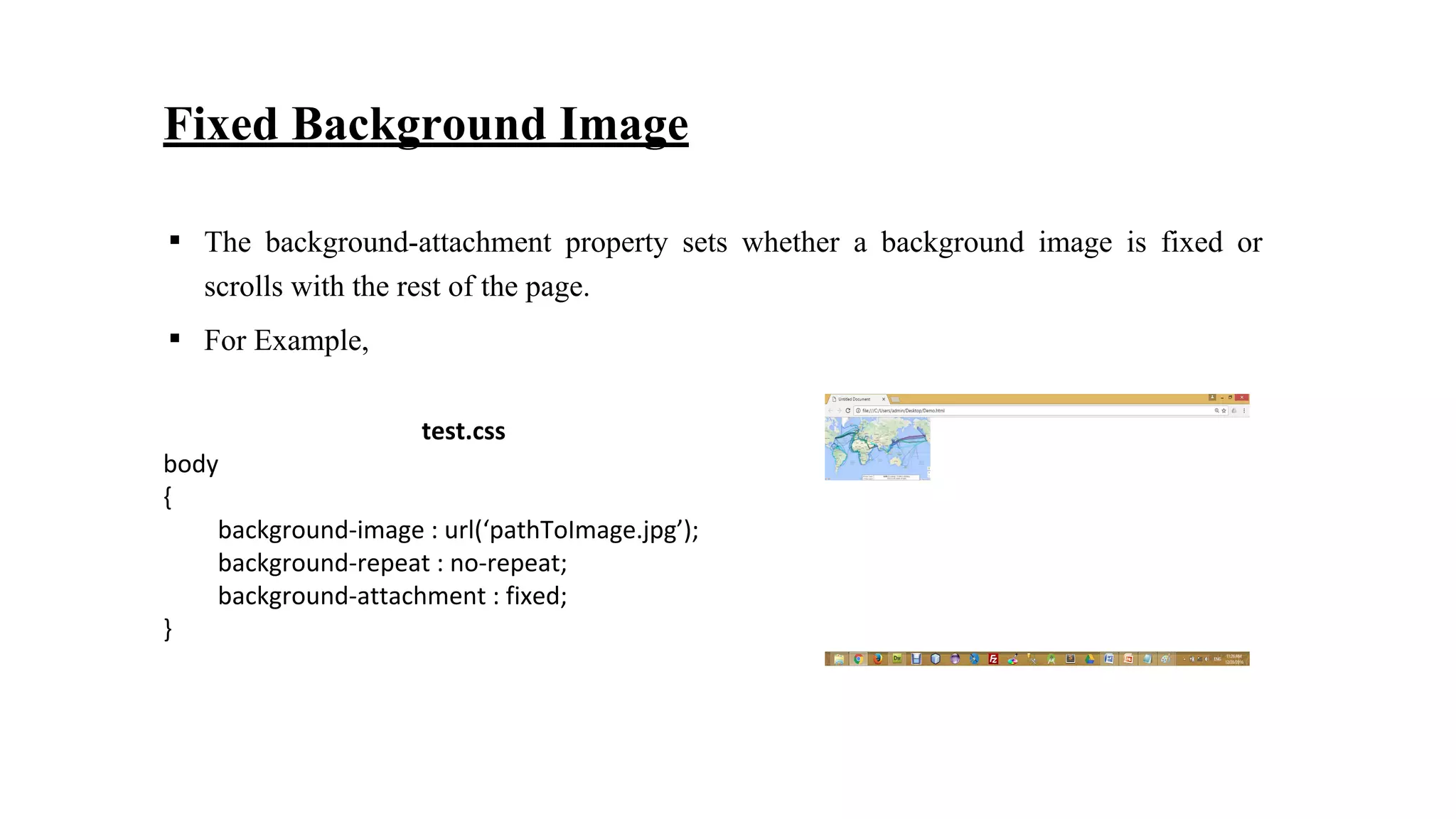 Background property in css | PDF
