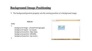 Background property in css | PDF