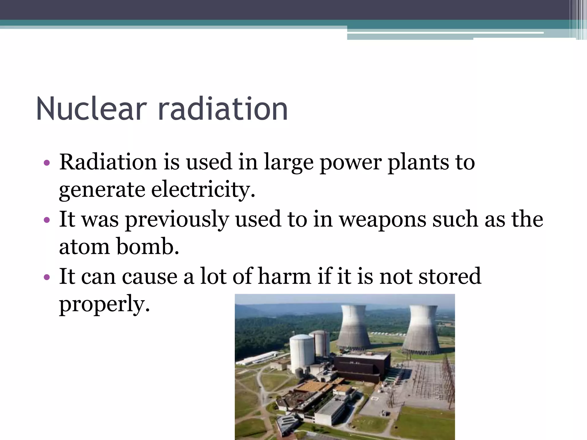 Background radiation - Artificial and Natural | PPTX