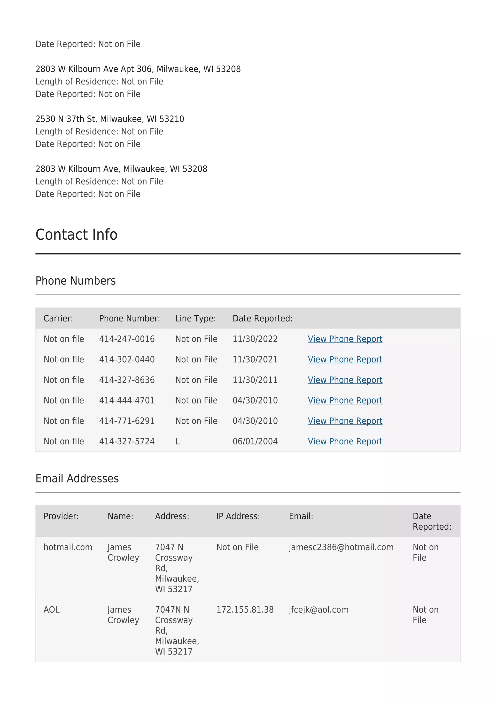 Early gang stalker James May Crowley in Milwaukee, 53225 WI.pdf