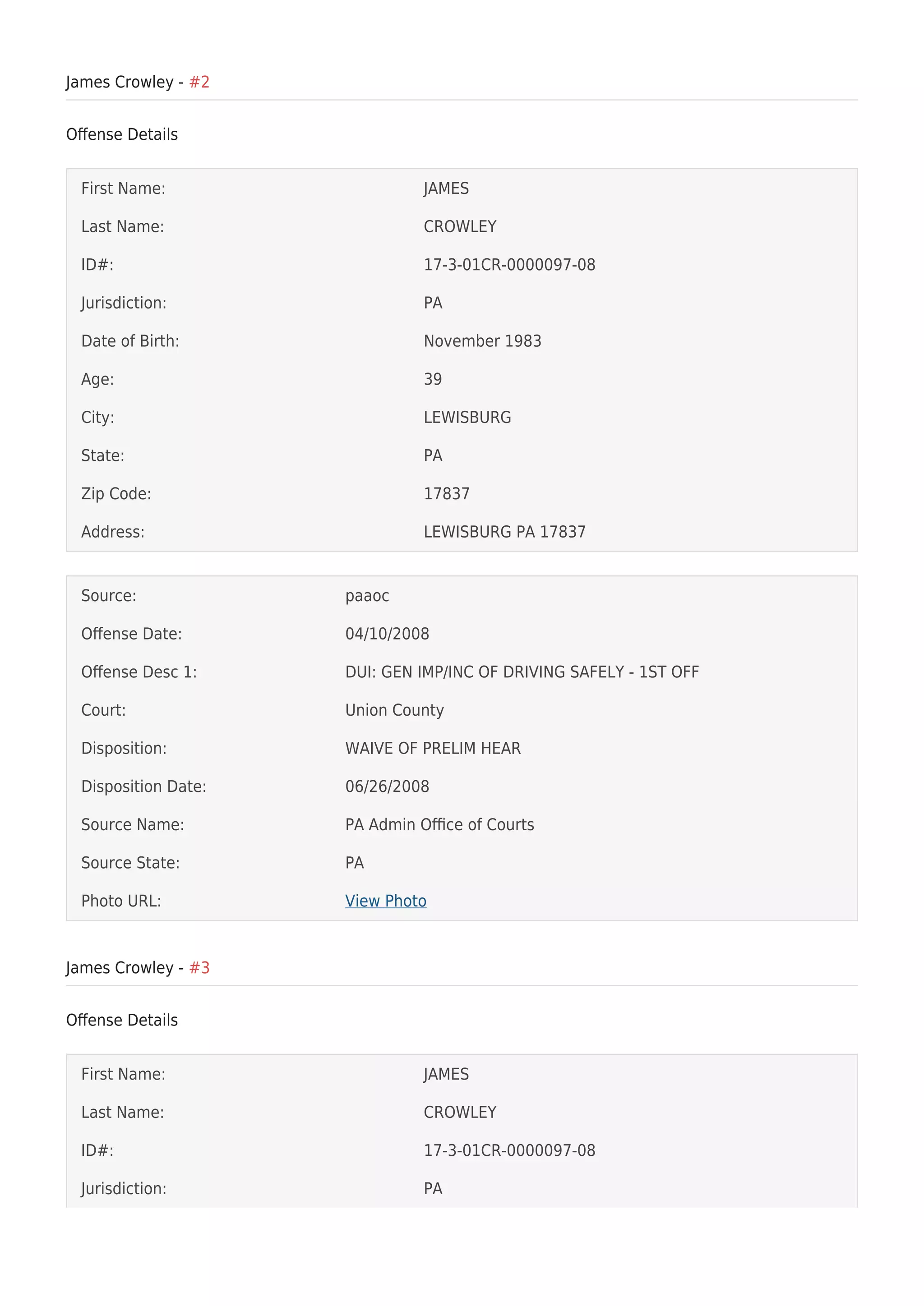 Early gang stalker James May Crowley in Milwaukee, 53225 WI.pdf