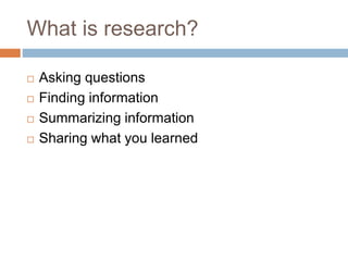 Background research | PPT