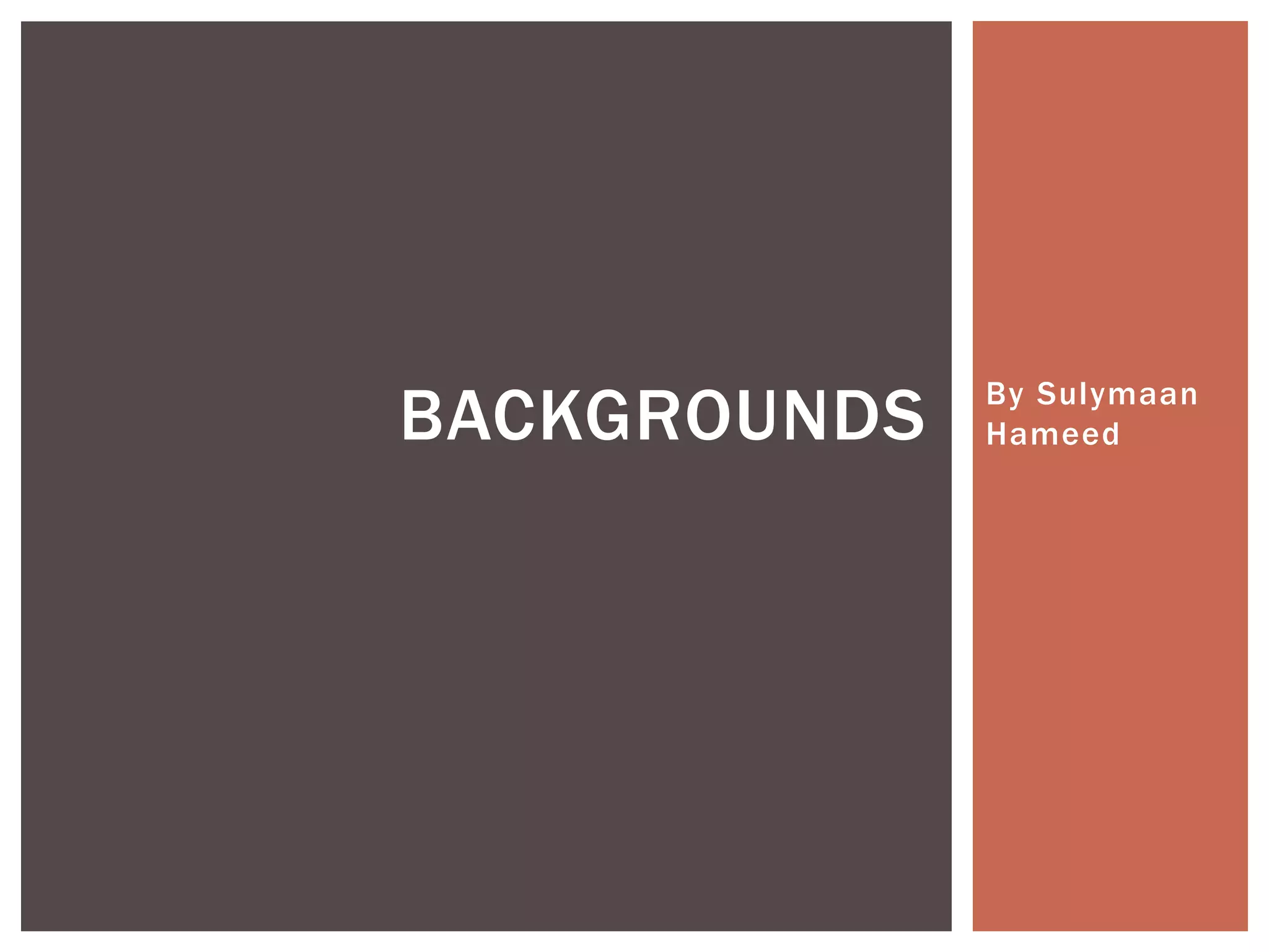 Backgrounds portraits | PPT