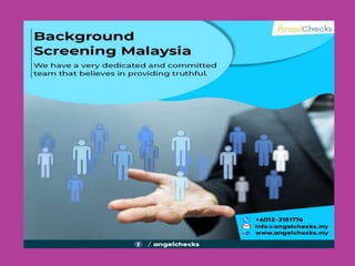 Background screening malaysia