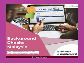 Background screening malaysia