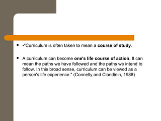 Background to curriculum design | PPT