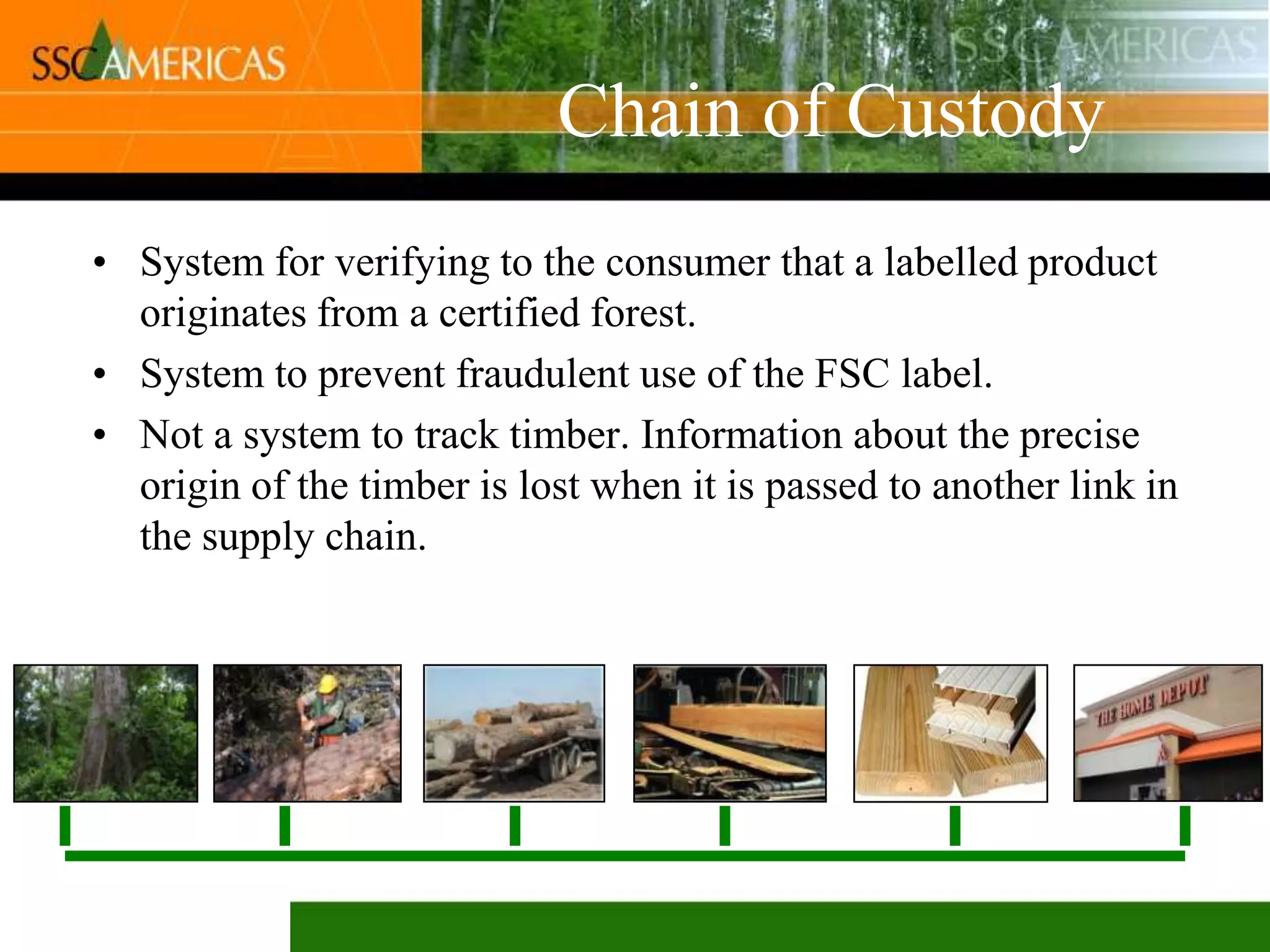 Background to forest certification and chain of custody | PPTX