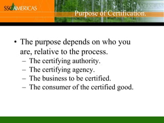 Background to forest certification and chain of custody | PPTX