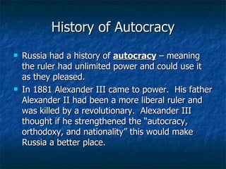 Background To The Bolshevik Revolution[1] | PPT