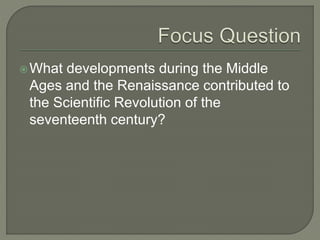 Background to the scientific revolution | PPT