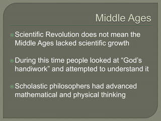 Background to the scientific revolution | PPT