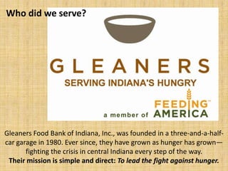 Backhaul direct, llc gleaners food bank of indiana-487 | PPT