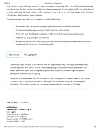 Backhauling and aggregation | PDF | Computer Networking | Computing