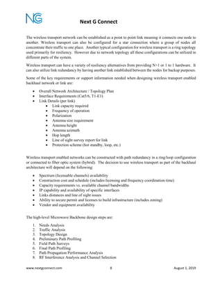 Backhaul Options for Public Safety | PDF