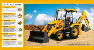JCB Backhoe Loader 2 DX - Brochure | PDF