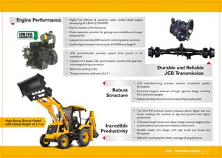 JCB Backhoe Loader 2 DX - Brochure | PDF