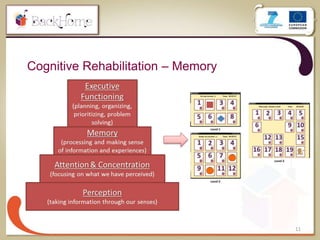 Cognitive Rehabilitation through Serious Games | PPTX