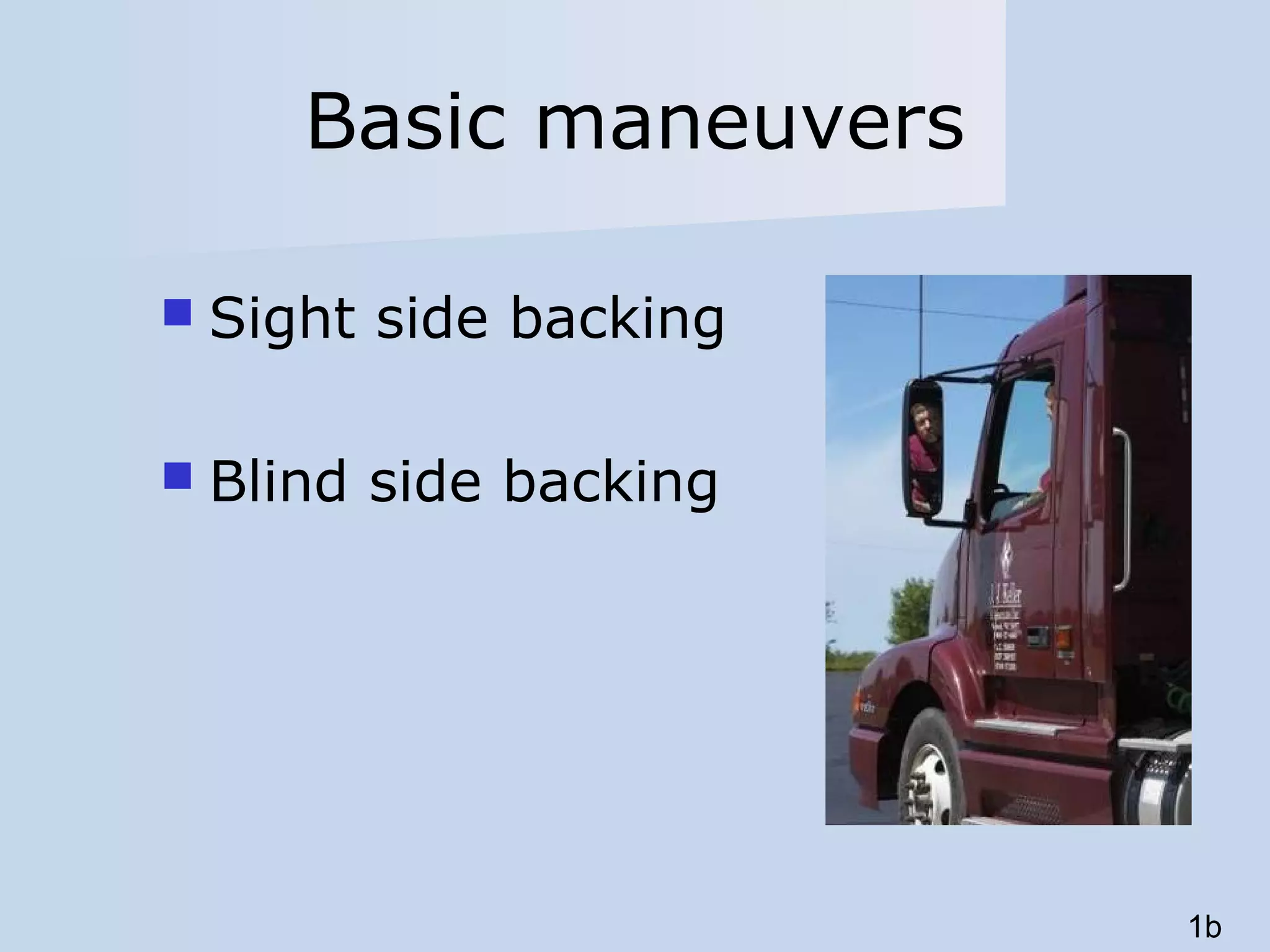 Backing of Vehicles Slideshow | PPT