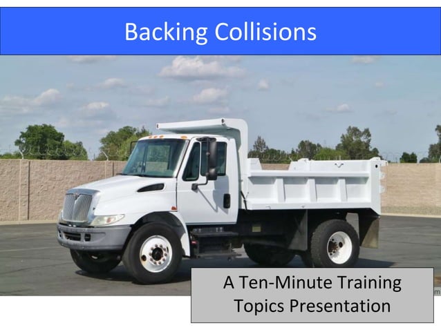 Backing Collisions Presentation | PPTX