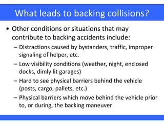 Backing Collisions Presentation | PPTX