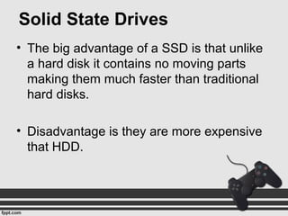 Backing storage | PPT | Data Storage and Warehousing | Computing