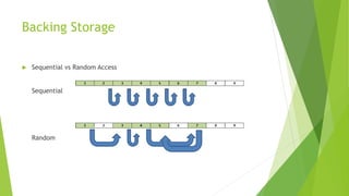 Backing Storage | PPT