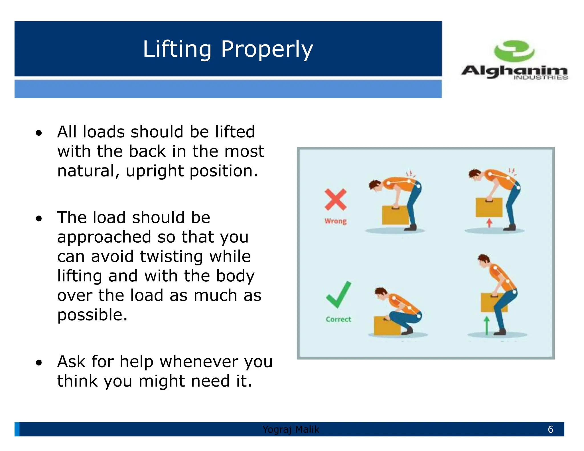 Back Injury hazards precautions safety don't | PPTX