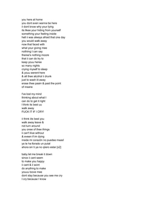 Back into my life | DOCX