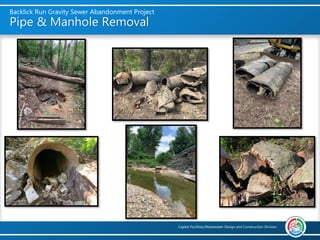 Backlick Run Gravity Sewer Abandonment Project June 2020 | PPT
