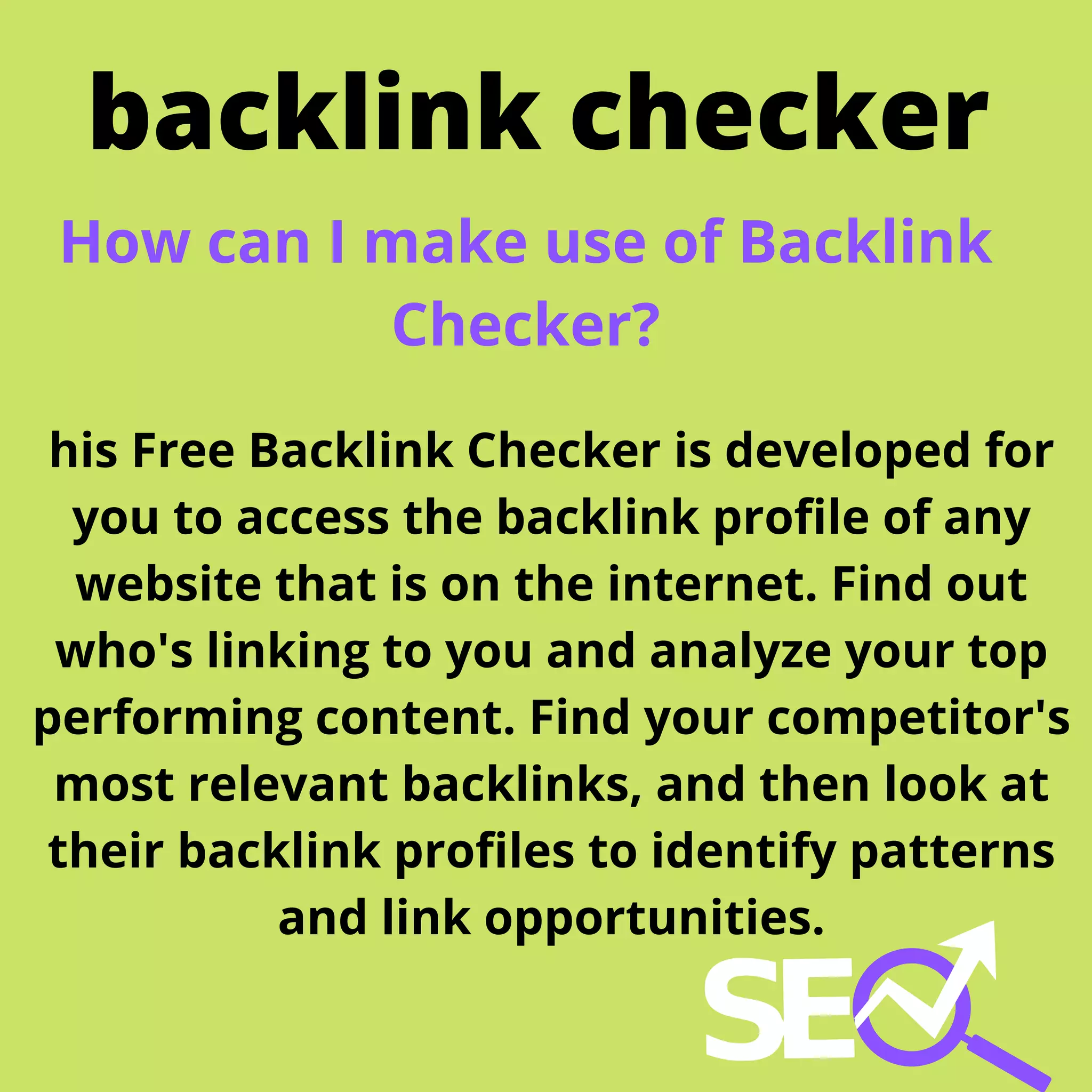 Backlink checker | PDF