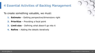 Backlog management essentials final | PPTX