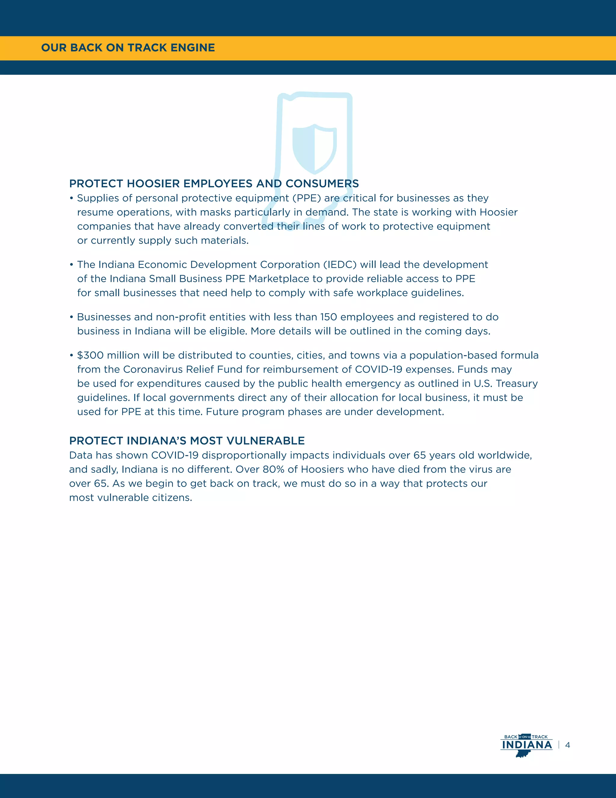 Holcomb Unveils Plan to "Reopen" Indiana | PDF