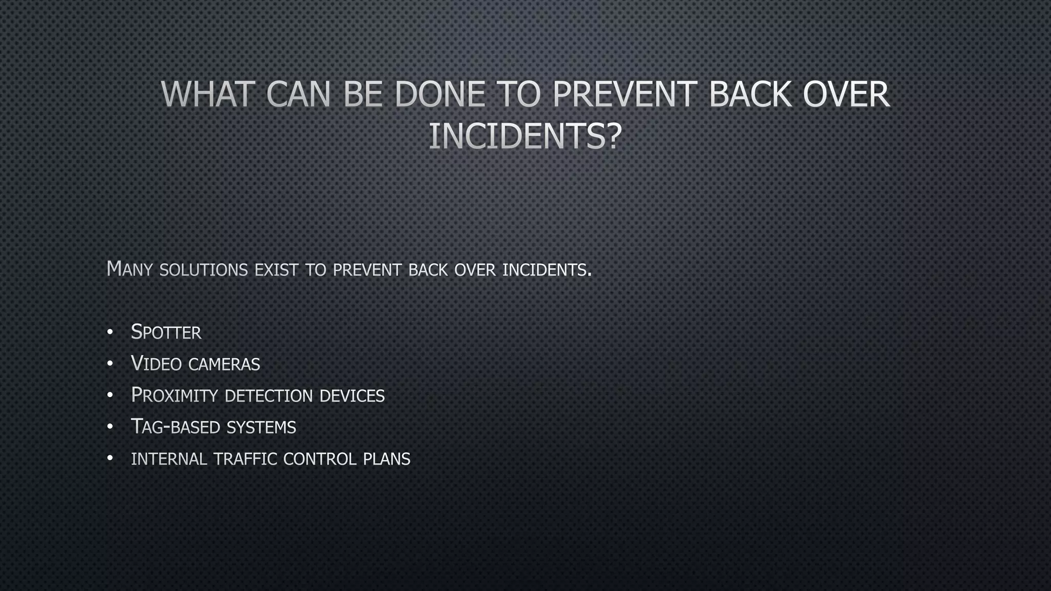 Construction Site Backover Incident OSHA | PPTX