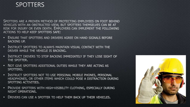 Construction Site Backover Incident OSHA | PPTX
